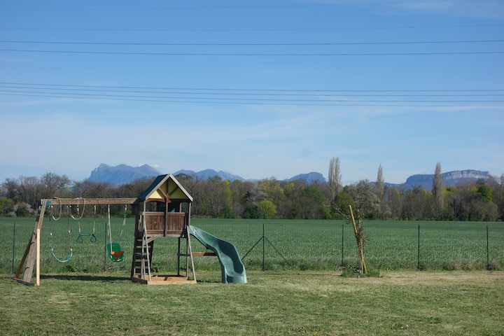 Maison Spacieuse Avec Grand Jardin Et Belle Vue - Drôme