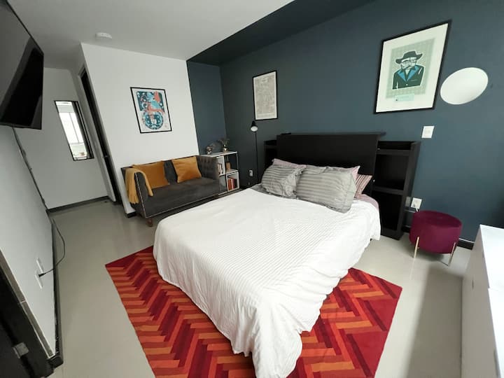 Cómodo Departamento, Roma Norte - Ciudad de México