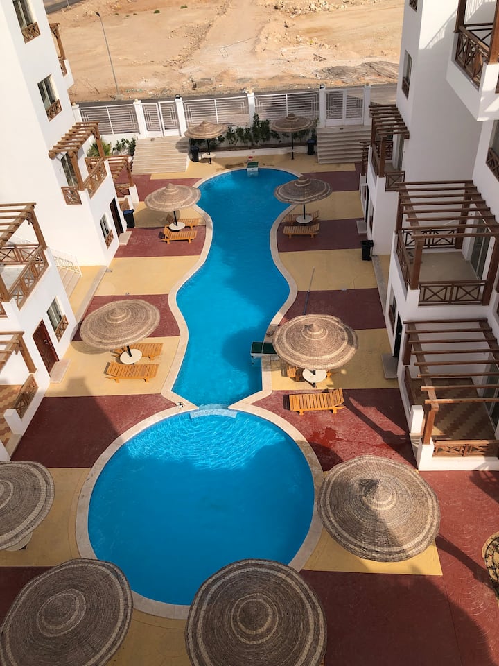 Schönes Studio Mit Meer Und Wüstenblick - Sharm El-Sheikh