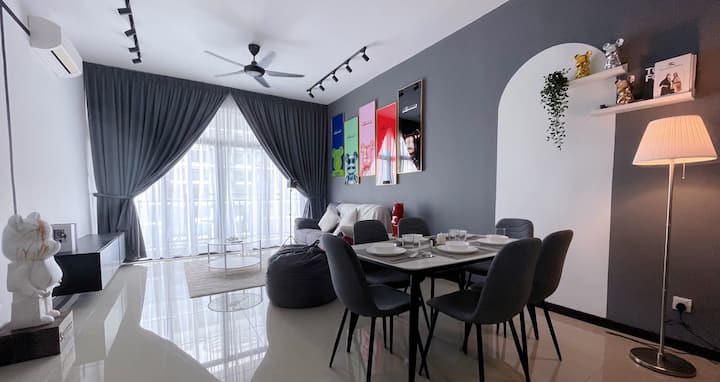 5min To Midvalley 4b3b Designed-unit Chill Relax - Johor Bahru