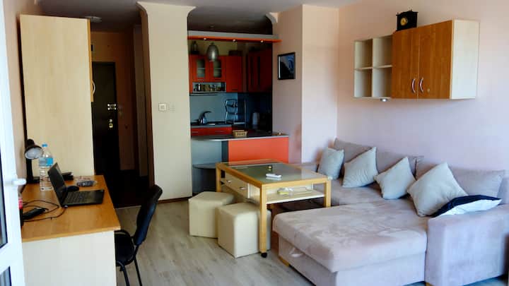 Quiet Double Room Apartment Good For Rest And Work - Bankya
