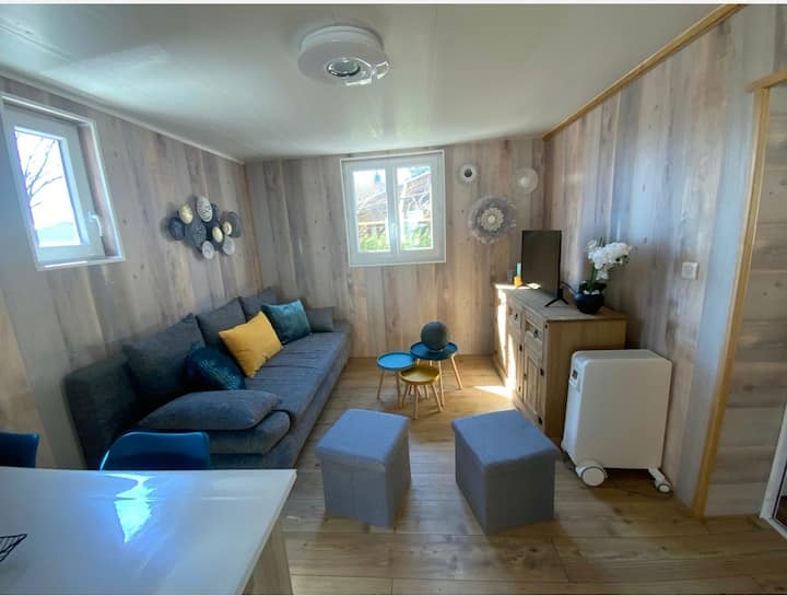 Charmant Mobile Home Avec Plage Privée - Lac d'Aiguebelette