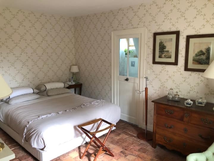 Maison Xviiie Chambre Verte Calme Sur Jardin - Cheverny