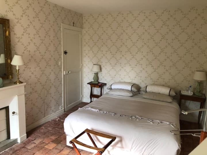 Maison Xviiie Chambre Verte Calme Sur Jardin - Cheverny