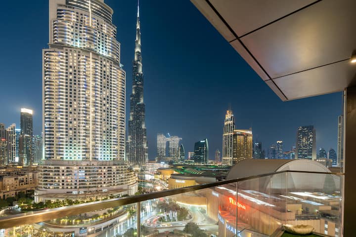 Watch Burj Khalifa Laser Shows Dubaimall Connected - Dubái