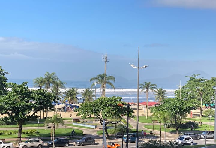 Apartamento De Frente Para A Praia Canal 3 - Santos