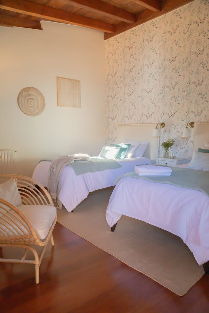 Habitación 8, Dos Camas Indiv. En Hotel Boutique - Villagarcía de Arosa