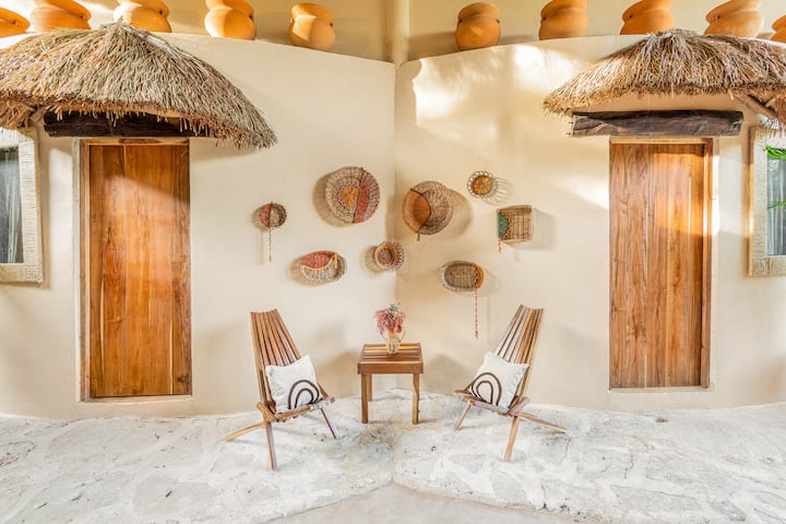 Maison Mexicaine En Pleine Jungle Maya - Akumal