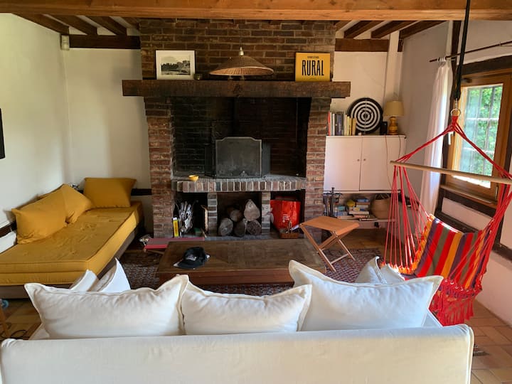 Maison De Campagne Chaleureuse Avec Cheminée - Eure