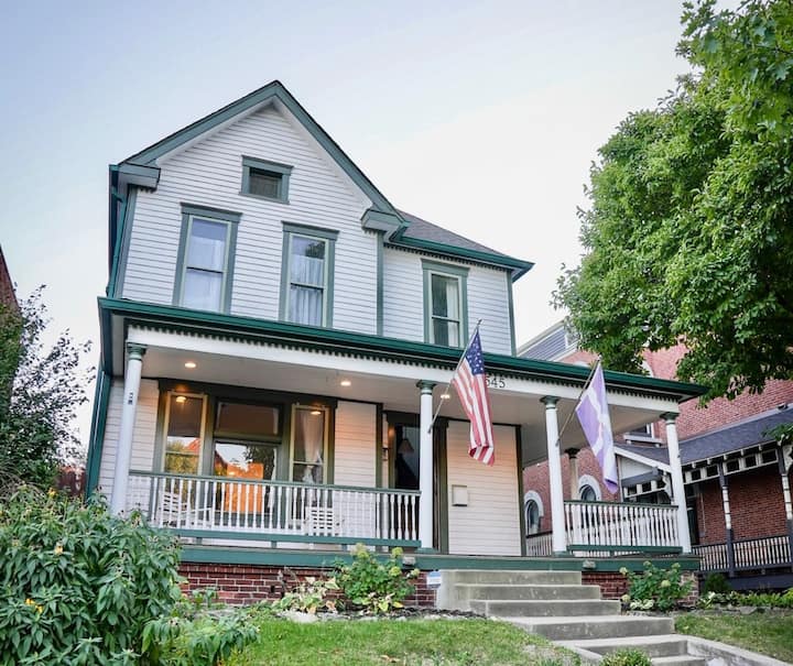 Historic Fletcherplace Sleeps 12 Indy Downtown - Garfield Park Indianapolis