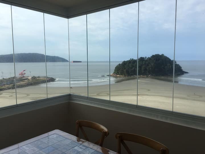 Apartamento Pé Na Areia, Lindo! - Santos