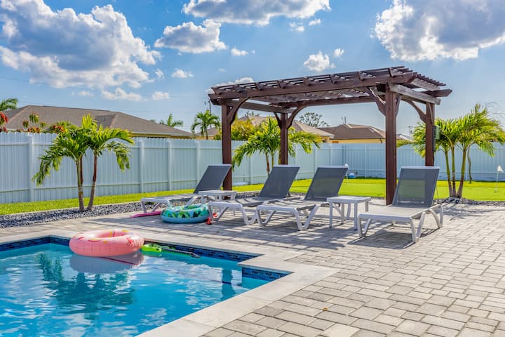 Sunset/ideal For Family/ Pool Heated /Top Location - Cape Coral, FL