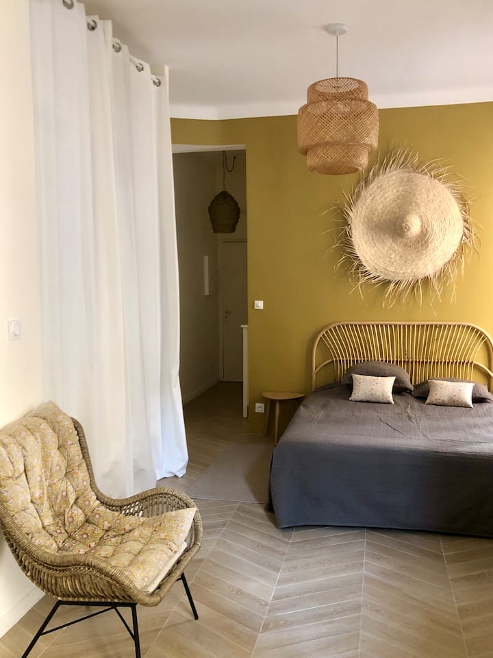 Superbe Grand Studio Neuf Libération - Nice