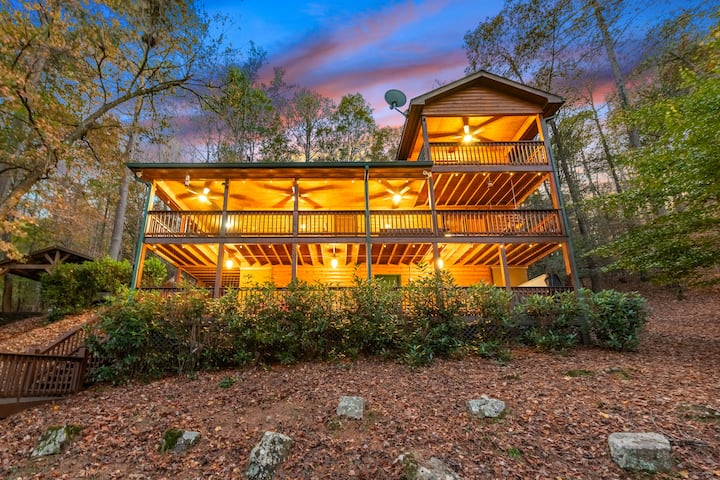 Private Riverside Cabin - Ellijay