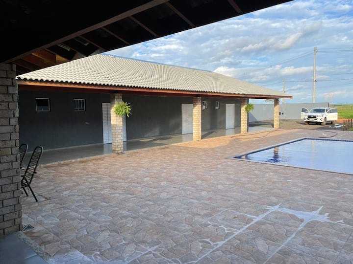 Chácara Recém Construída, Completa. - Olímpia