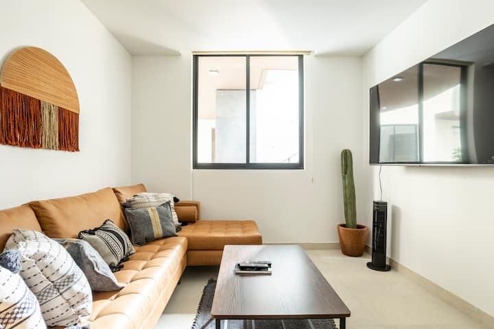 Inviting 3-br Flat In Condesa + Gym & Parking - 멕시코시티