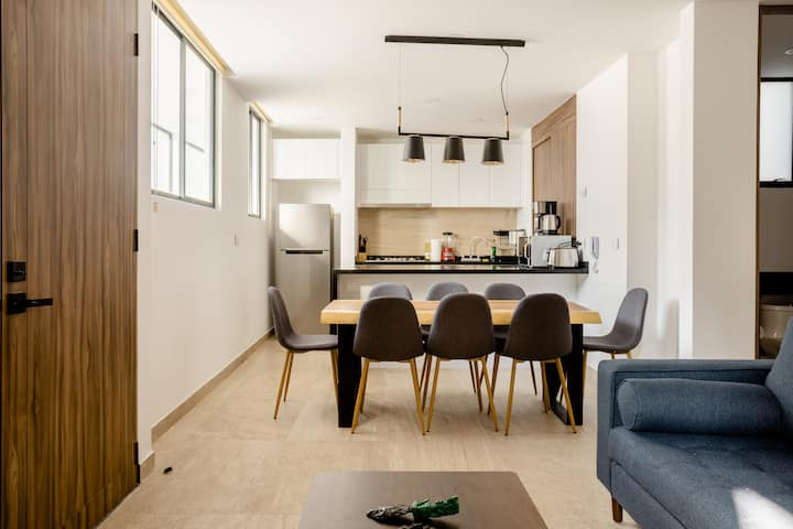 La Condesa Family Apartment: Secure, Central, Gym - Mexico State