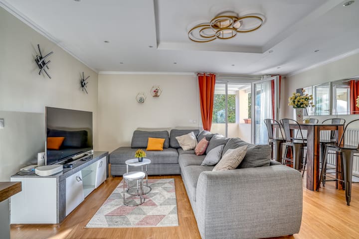 Standing-5 Bedrooms -Free Parking -10mn From Paris - Montmorency