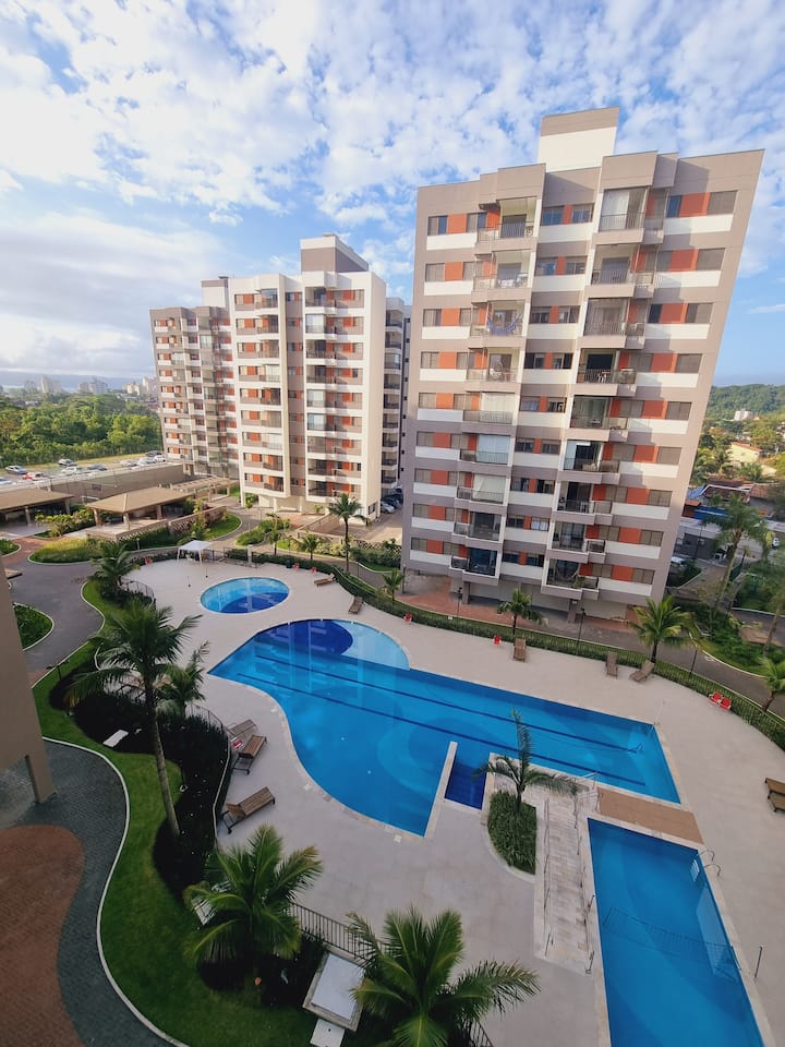 Apto Clube Perto Da Praia. Todo Mobiliado. - Caraguatatuba