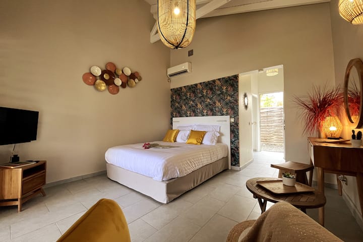 Studio Vue Mer Panoramique Au Cœur De St Francois - Anse des Rochers