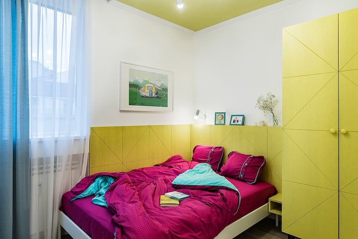 Colorful Cozy Private Room In The Center Of Sofia - Sofia