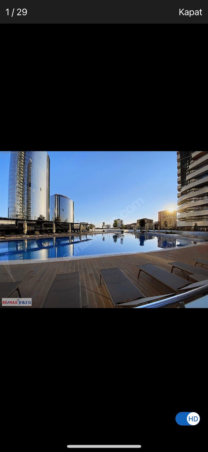 Manzara Adalar Residence 1+1  With Pool-high Floor - Tuzla