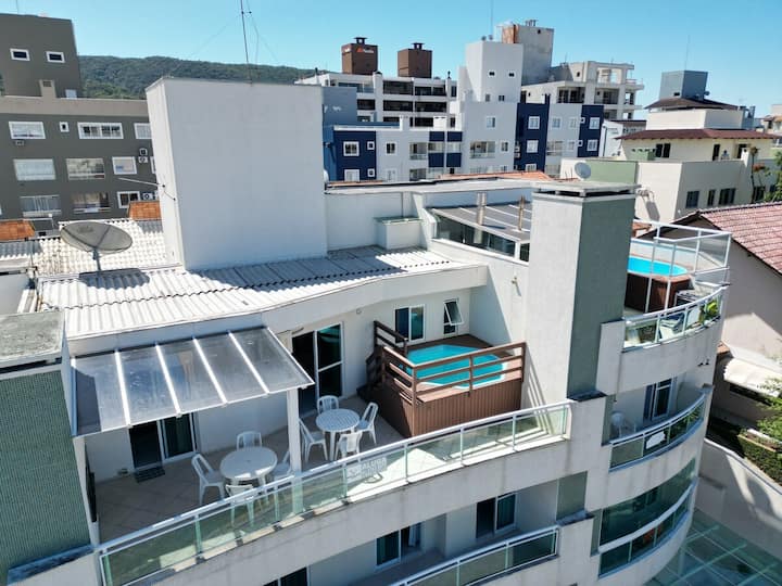 4 Quartos Cobertura Duplex C/ Piscina Privada - Bombinhas