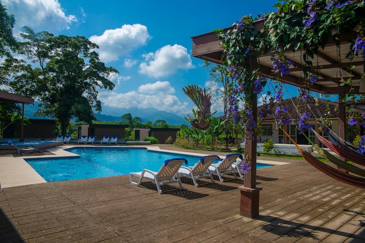 Cabaña Familiar Jacuzzi Privado, Piscina Y Granja - Quindío