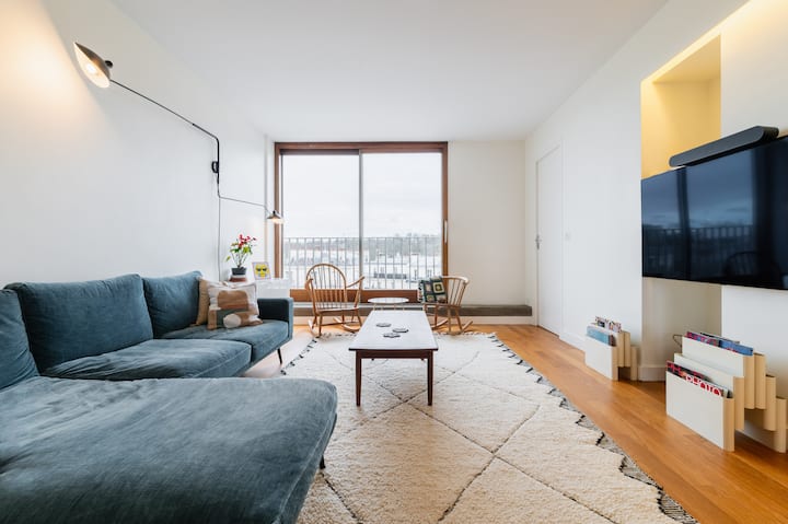 Chic Mid-century Family Home For 7 @ Père Lachaise - Paris
