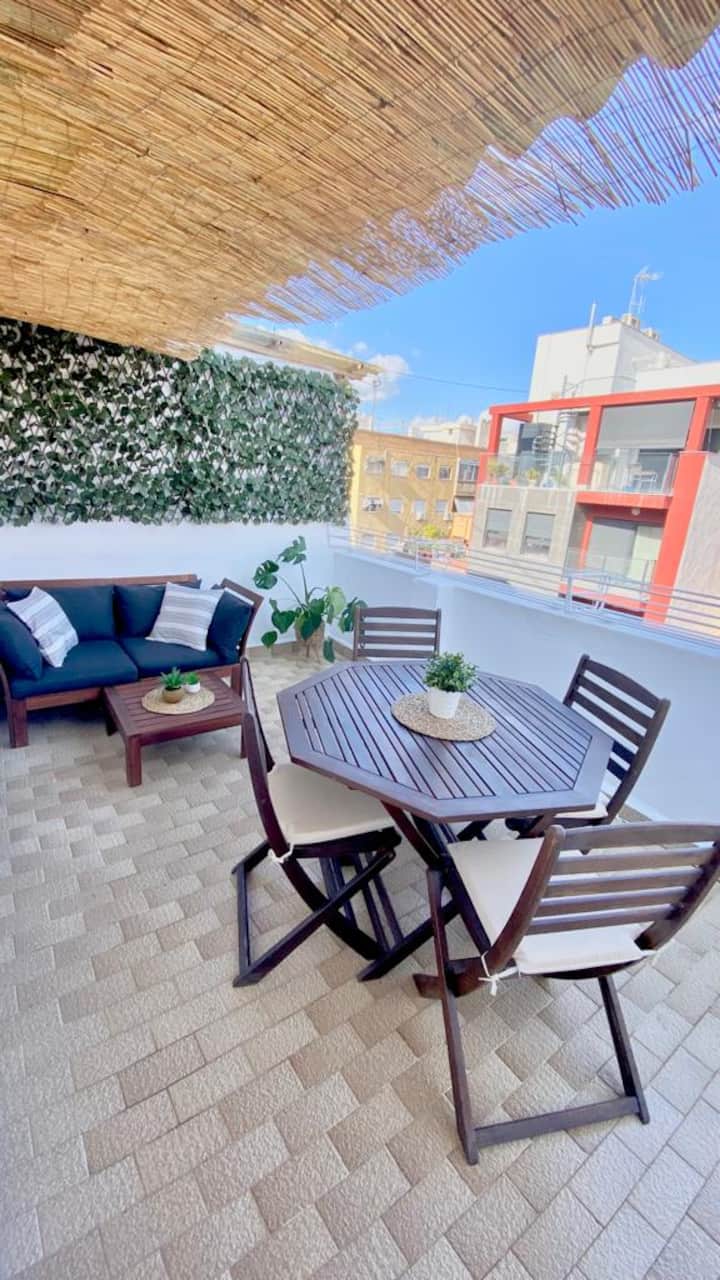 Beautiful Penthouse With Elevator In The Center - Alicante