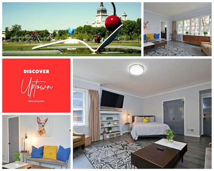 Chic Whittier Studio Near Eat Street & Art Museums - Minneapolis, MN