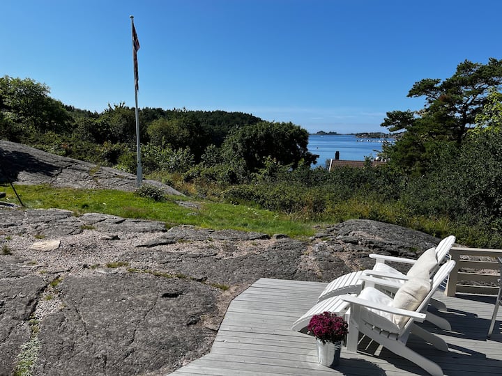Delightful Vacation Home - Boat - Seaview - Garden - Lillesand