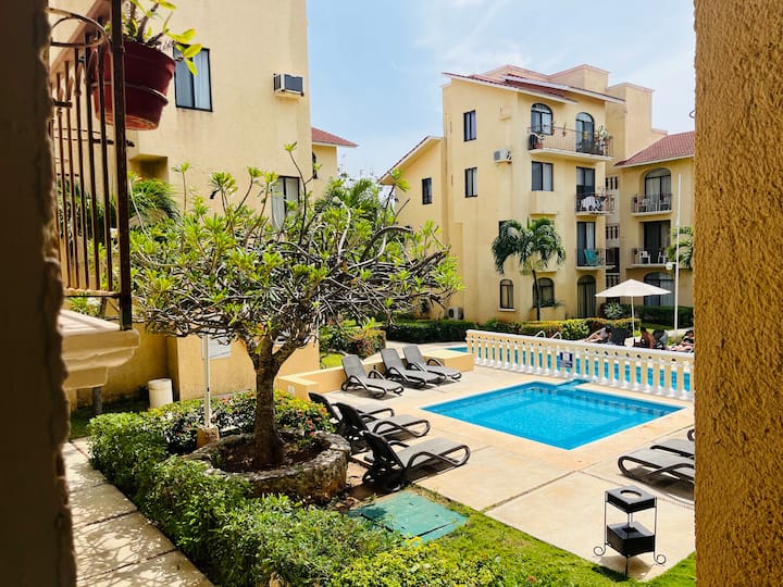 Estudio Cerca Del Mar Con Hermosa Vista - Isla Mujeres