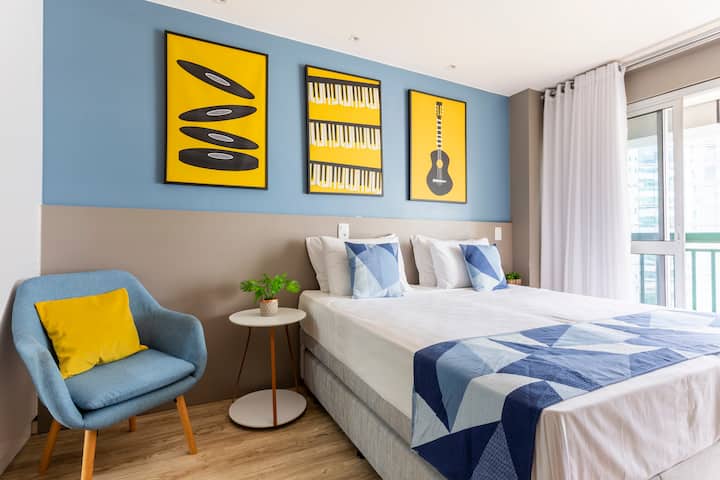 Studio Encantador, Moderno No Centro De Brasília - Brasília