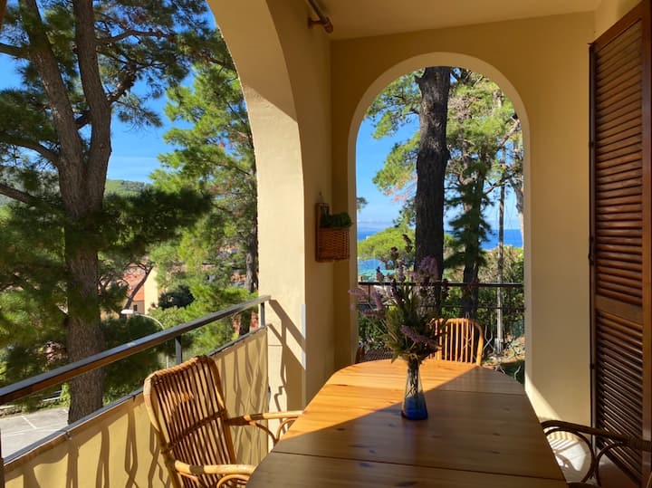 Casa Duk - Trilocale A 300 Mt Dal Mare - Marciana Marina