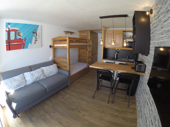 Studio Savoyard Chaleureux Aux Menuires, Brelin - Les Menuires