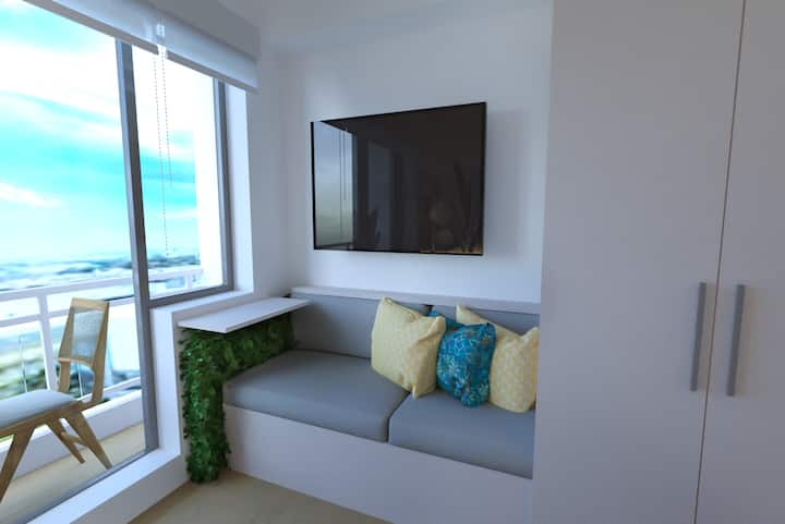 Cozy & Clean W/ Gym, Bar, Courts & Wave Pool Beach - Parañaque