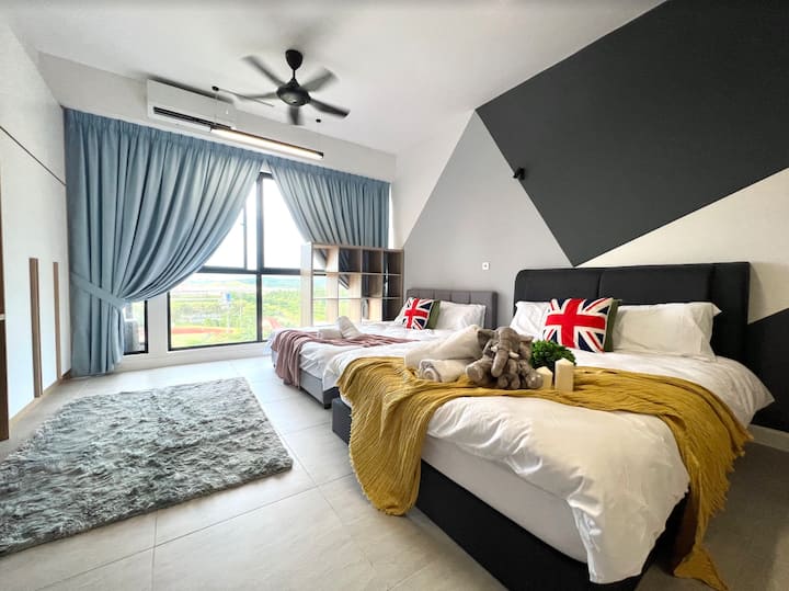 2 Big Bed Bell Suites @Klia Kota Warisan Sepang - Dengkil