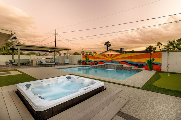 Sunset Villa In Old Town Pool & Hot Tub! - Scottsdale, AZ