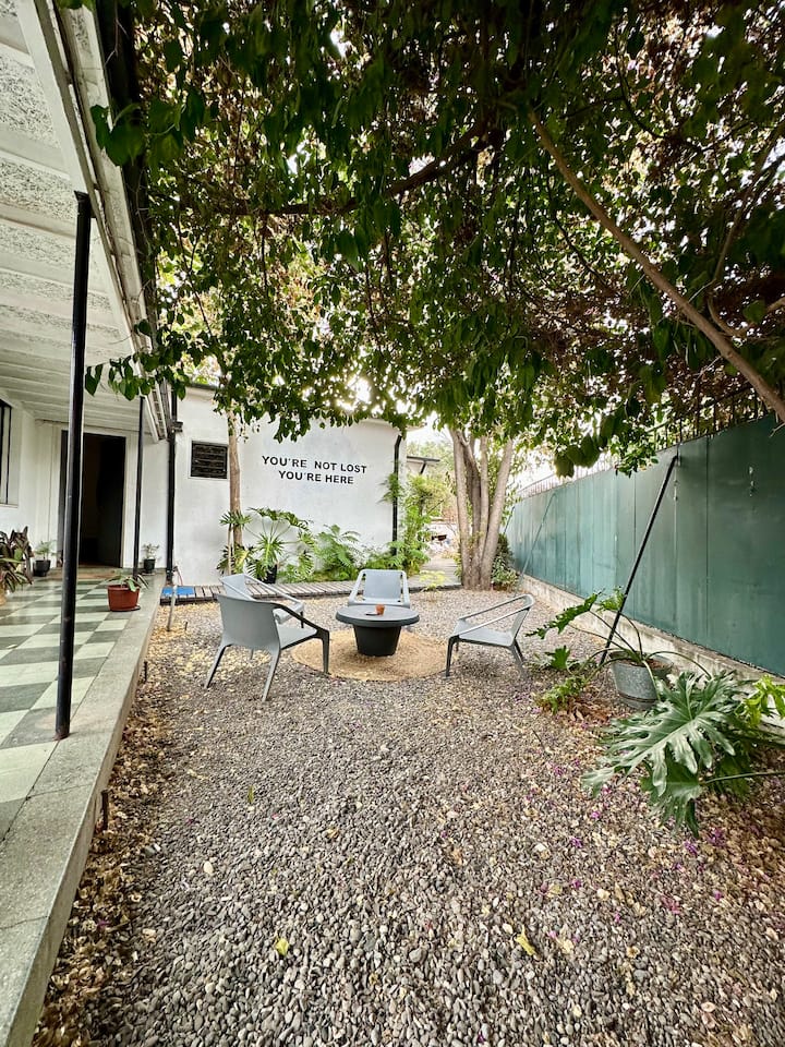 Casa Con Gran Patio En Providencia Para Grupos - Ñuñoa