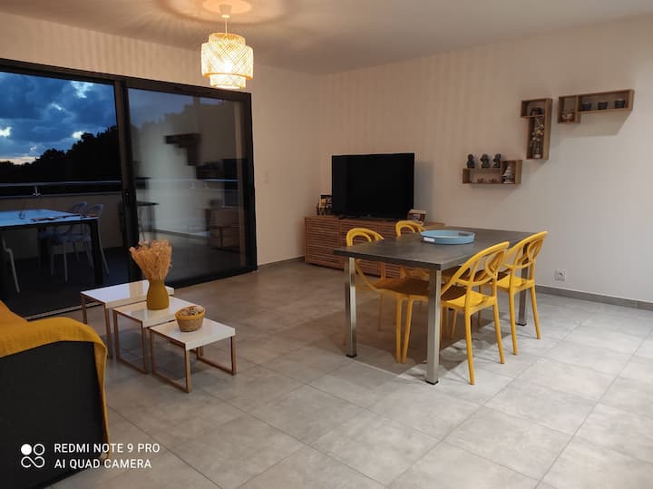 Appartement T3 Neuf Très Belle Vue Mer - Porticcio