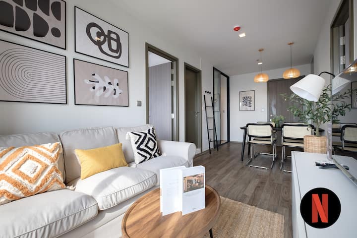 2br High Fl. W/sky Pool&rock Climbing-1m Bts&mrt - Bangkok