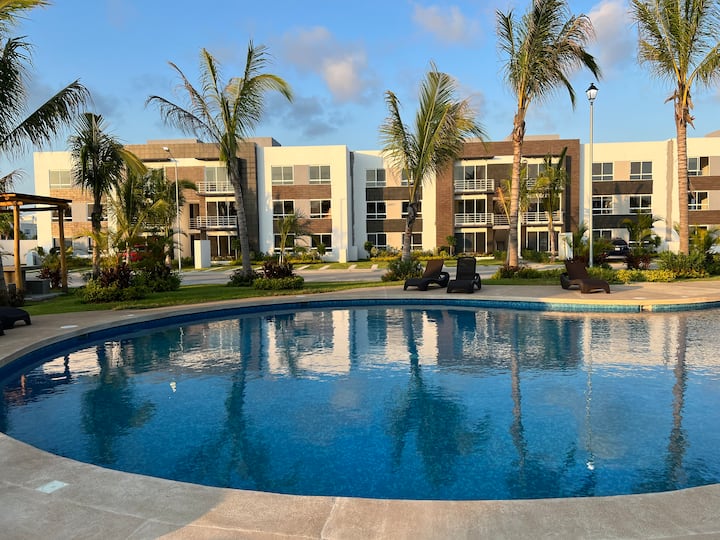Depto En Diamante Con Terraza Y Club Playa Privado - アカプルコ