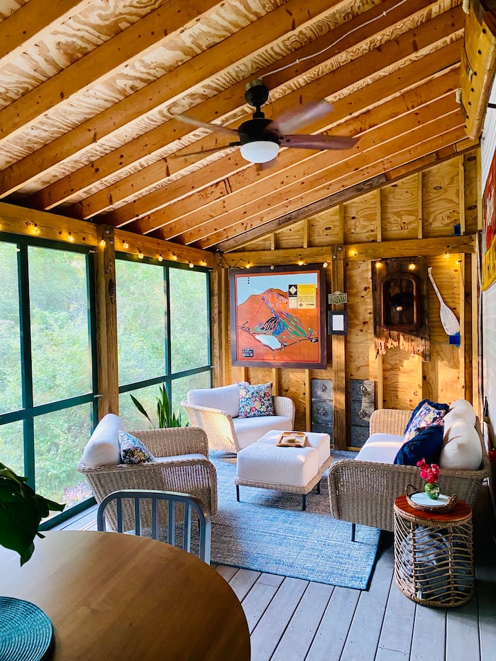 Cozy Lake House Cabin With Fireplace - Santa's Village, Jefferson
