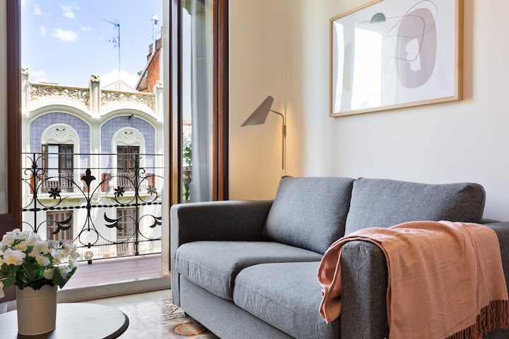 Apt W/balcony ,Top Floor. 2nd Bdr For 2 Kids - 44 - Barcelona