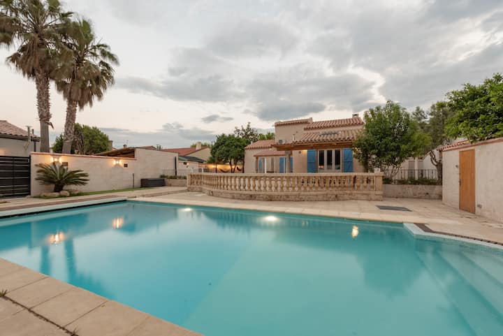 Villa Palmiers à 10 Min De Plages - Perpignan