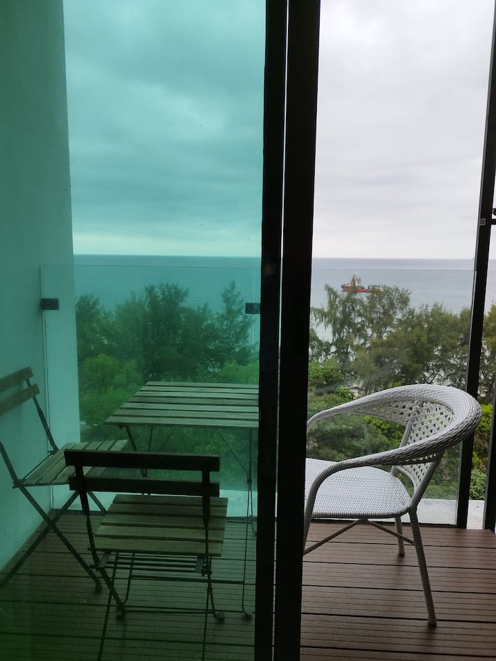 Port Dickson D'wharf Full Sea View Wi-fi 4 Pax - Port Dickson