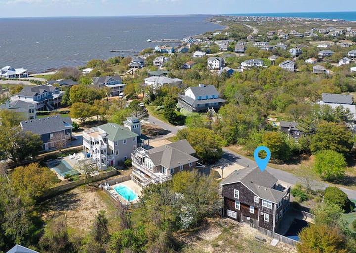 5br Retreat|pool + Hot Tub|walk To Beach & Town - Duck, NC