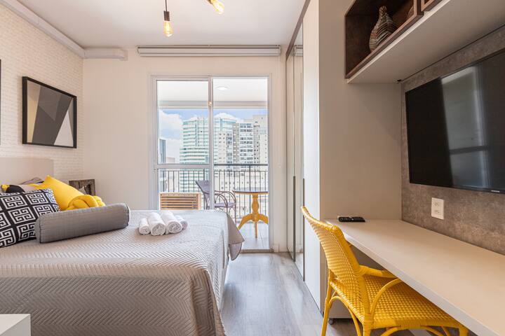 Lindo Studio-vista Incrível Pq. Augusta. (1808) - São Paulo