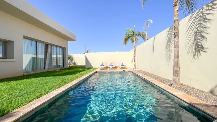 Sublime Villa Bianca Avec Piscine Chauffée - Morocco